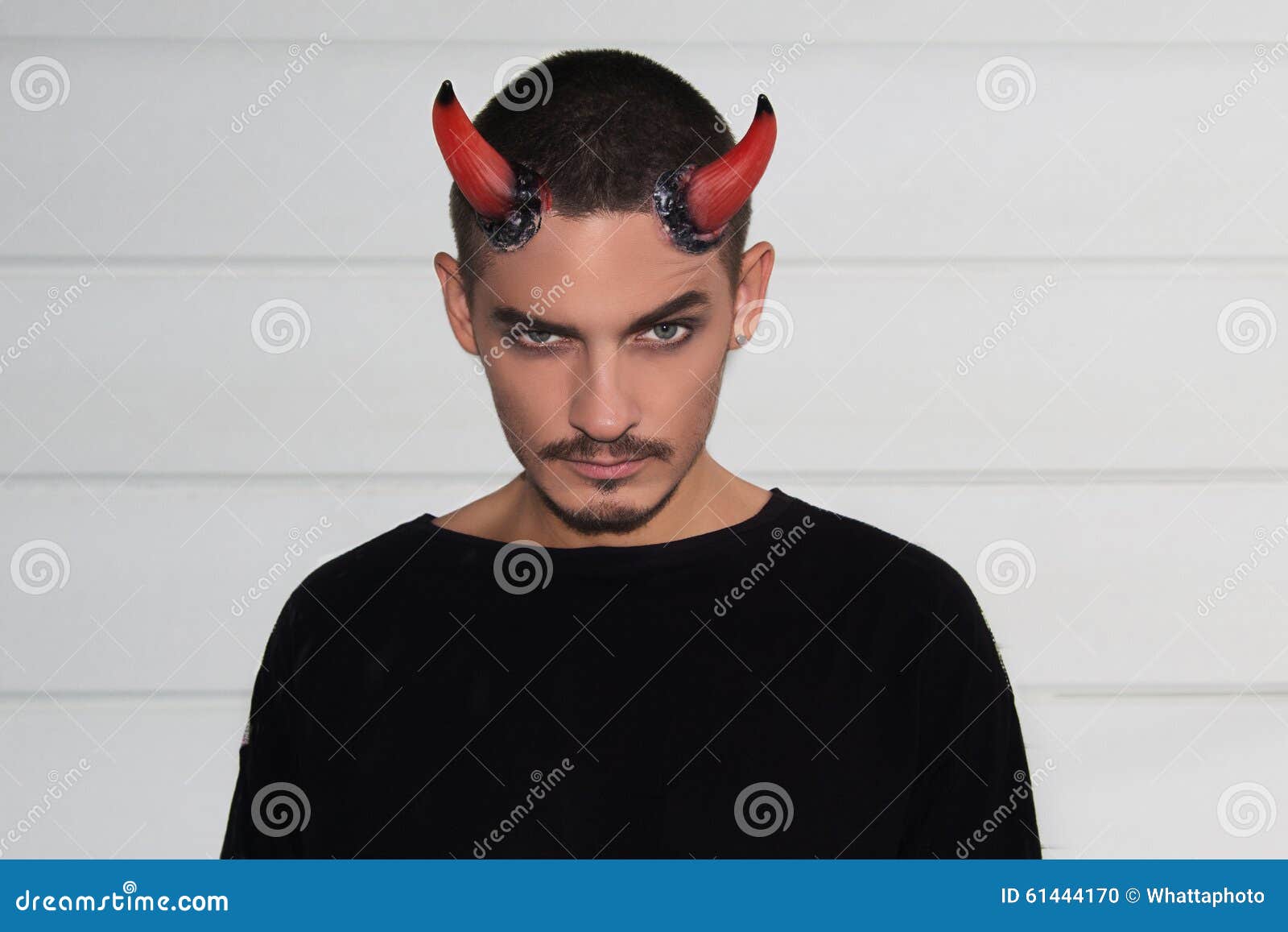Male Devil Makeup