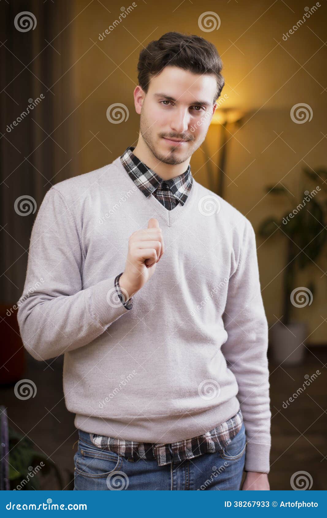 Handsome Young Man Pointing Finger at Himself, Smiling Stock Image ... Handsome Young Man Pointing Finger at Himself, Smiling Stock Image ...