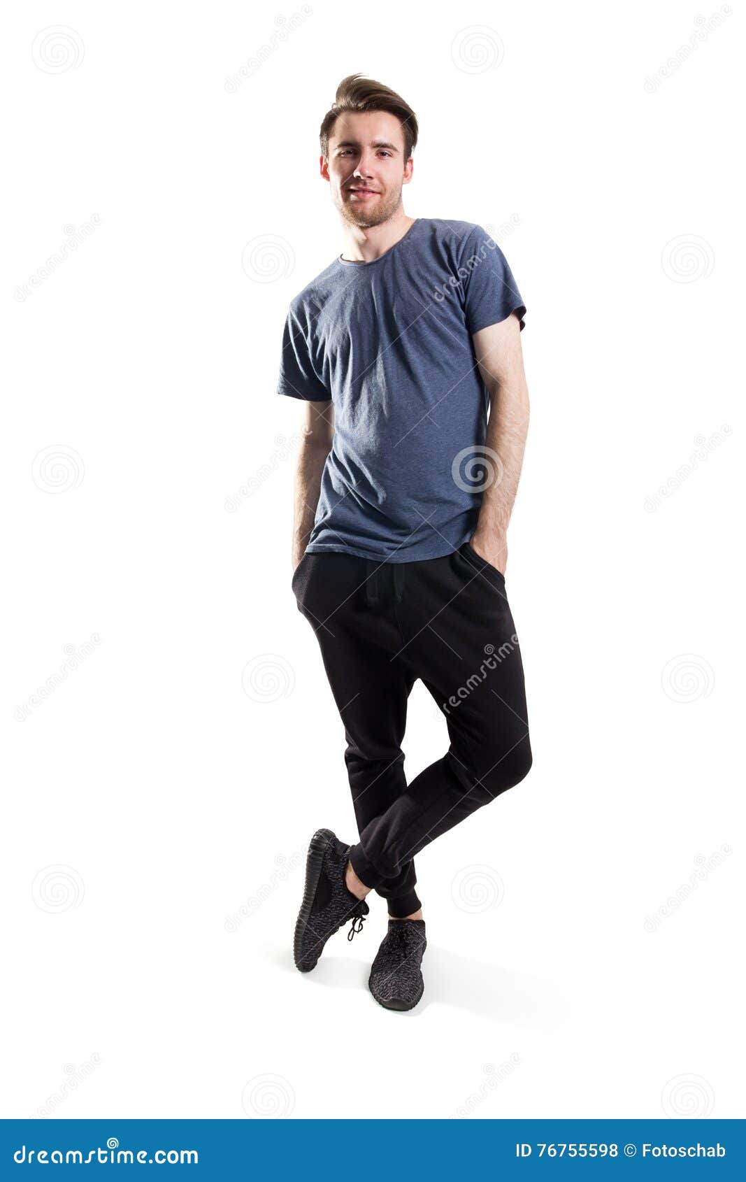 Nonchalant Good-looking Young Man Royalty-Free Stock Image ...