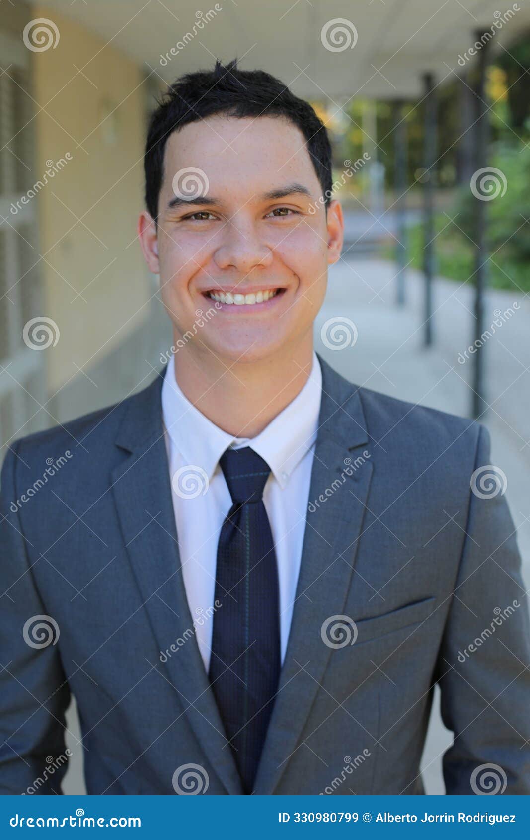 Handsome Young Man Wearing a Cute Suit Stock Image - Image of formal ...