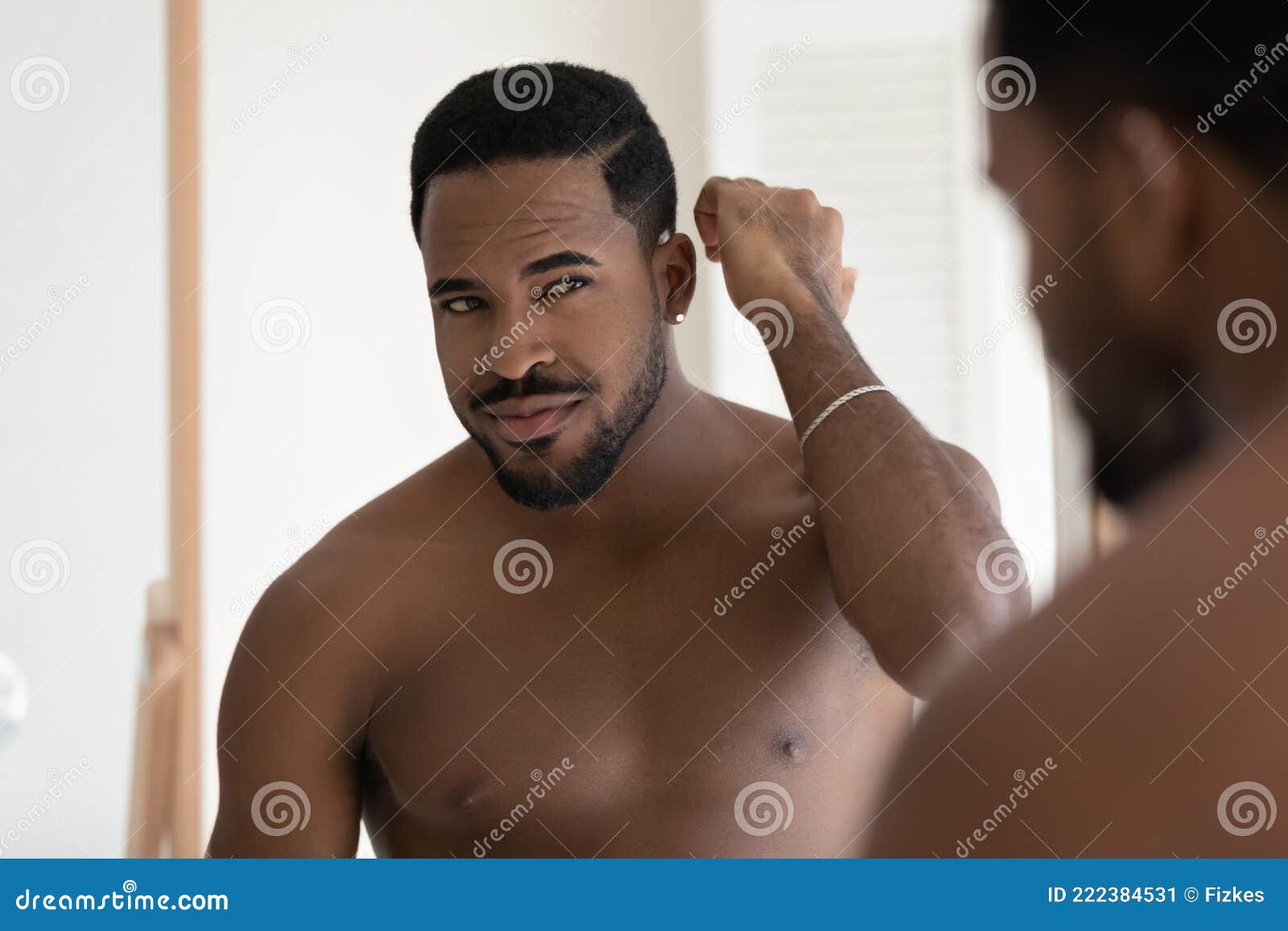 Handsome Young Mixed Race Black Man with Bare Muscular Torso Stock ... Handsome Young Mixed Race Black Man with Bare Muscular Torso Stock ...