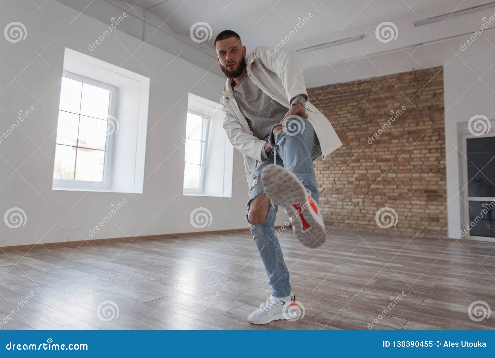 Handsome Young Stylish Attractive Guy Dancer in Trendy Clothes Stock ... Handsome Young Stylish Attractive Guy Dancer in Trendy Clothes Stock ...