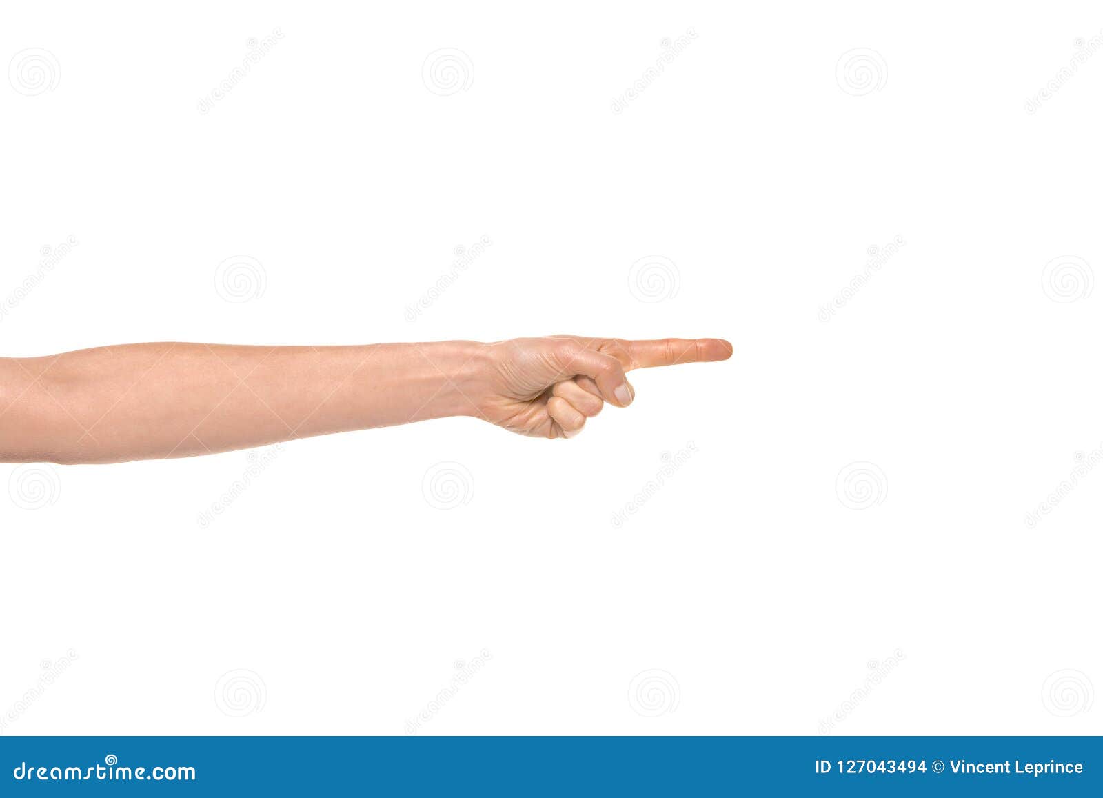 Handsprache - Zeigend Mit Dem Finger Stockfoto - Bild von zeichen ...