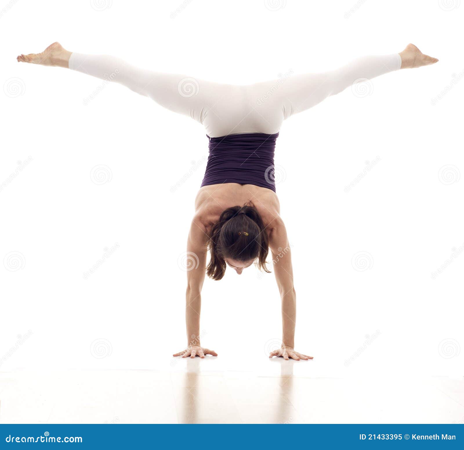 Handstand stock image. Image of exercising, gymnastics - 21433395