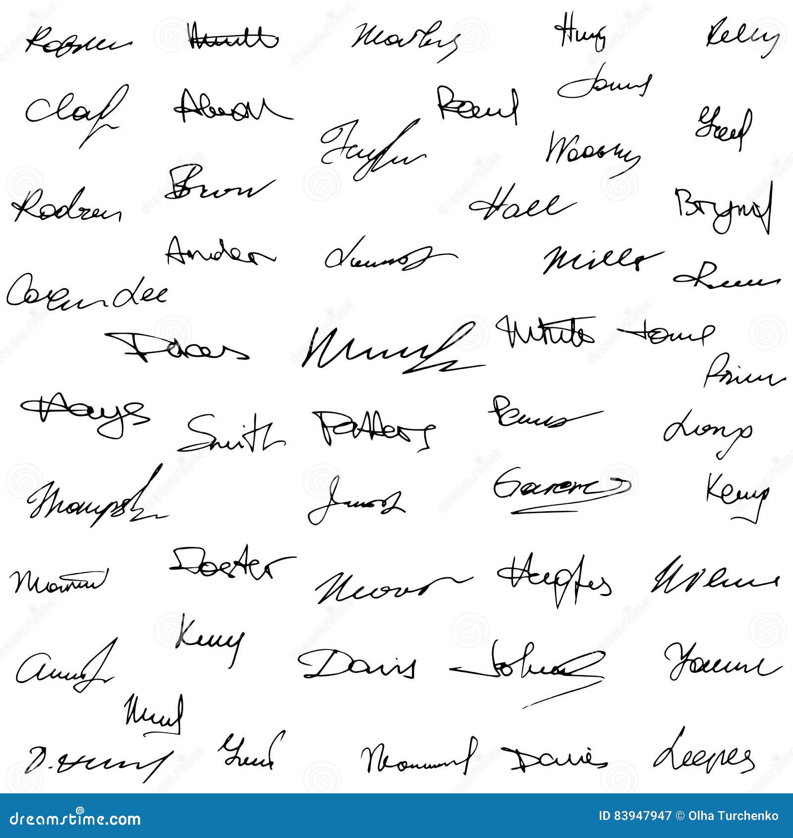 Handtekeningen Gefingeerd Contract Vector Illustratie - Illustration of ...