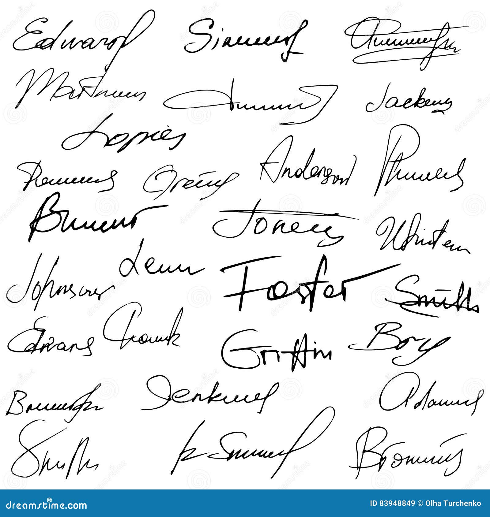 Handtekeningen Geplaatst Gefingeerd Contract Vector Illustratie ...