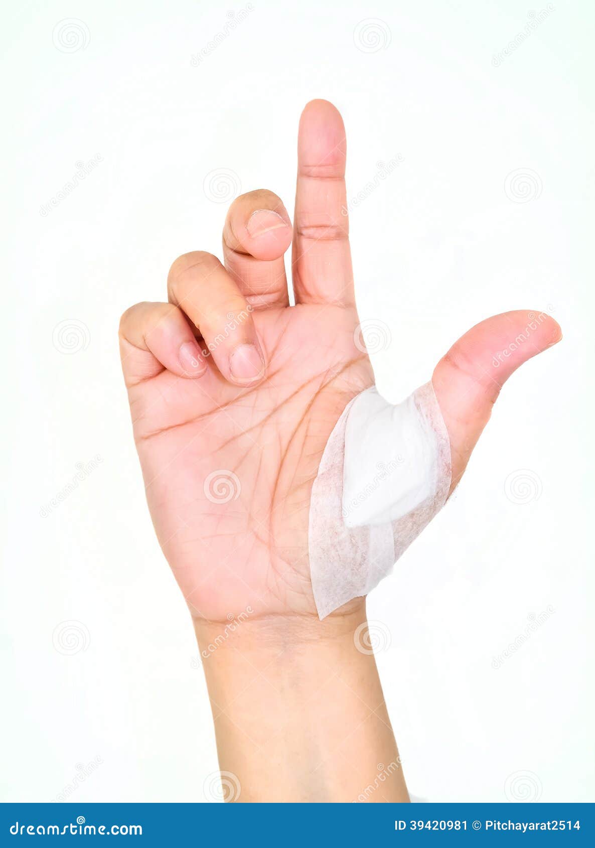 Handverletzung stockbild. Bild von notfall, verletzt - 39420981