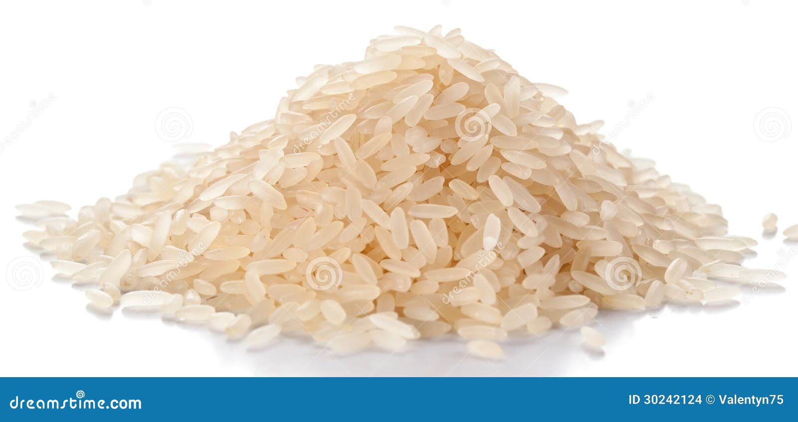 Handvoll Reis. stockfoto. Bild von getreide, gesund, trocken - 30242124