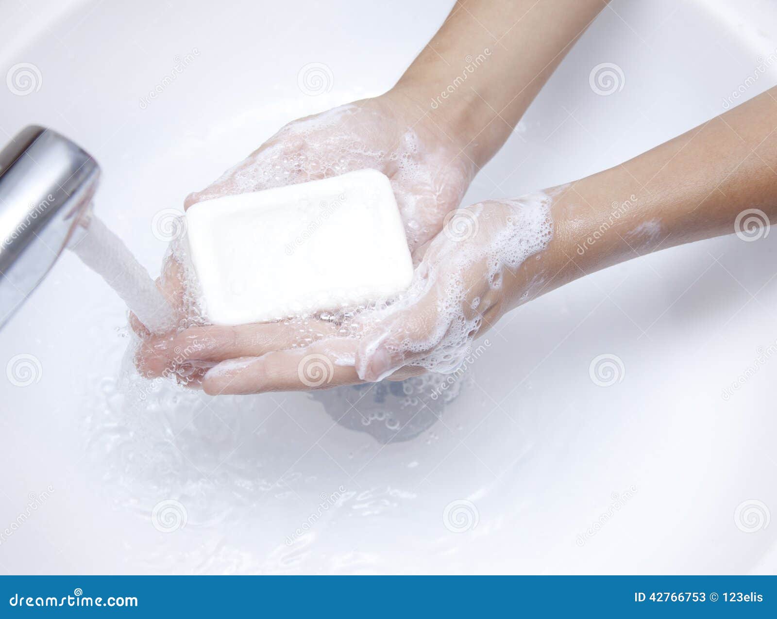 Handwashing stock image. Image of foamy, disinfection - 42766753