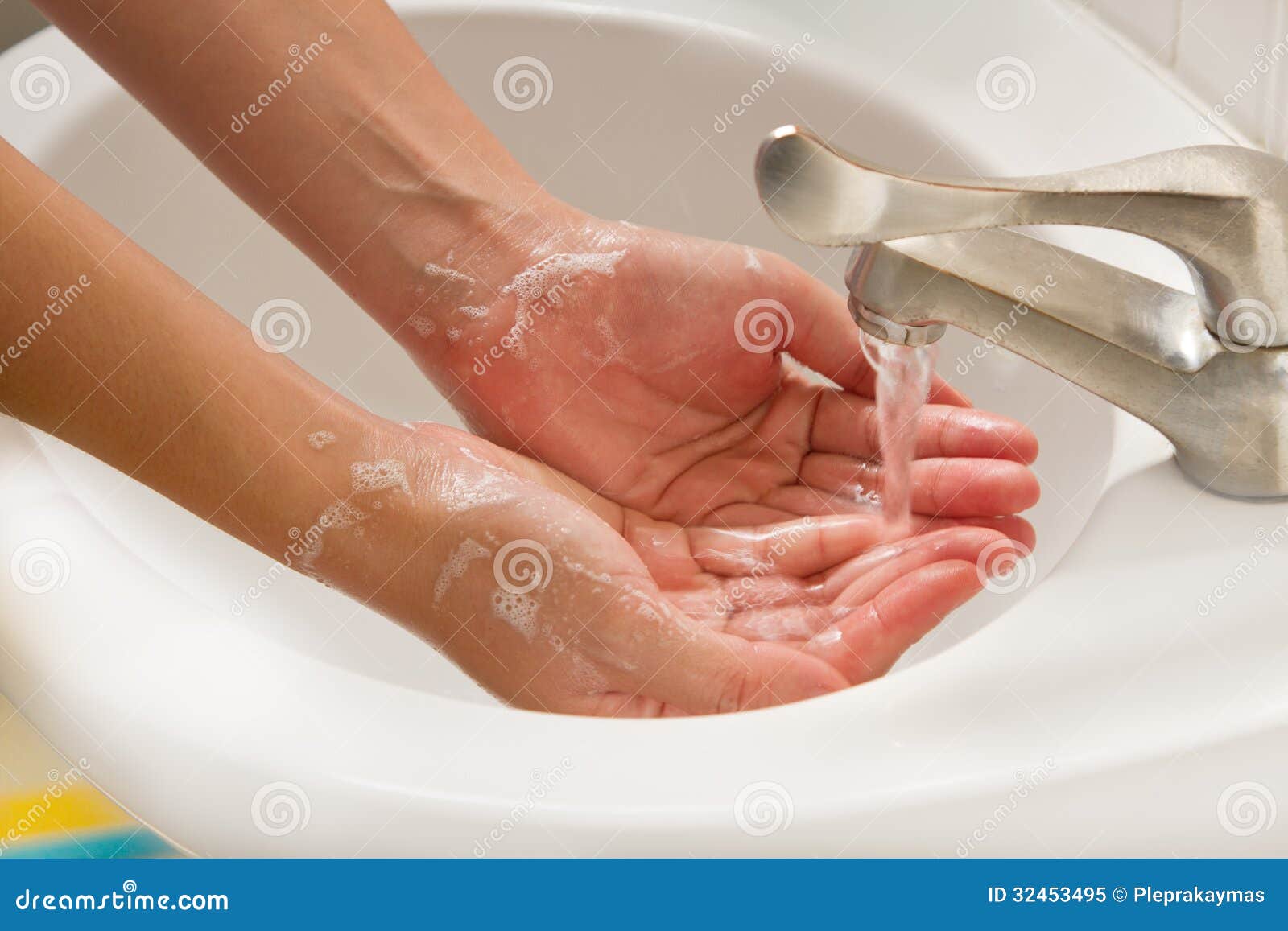 Handwashing with Soap,hand Hygiene Stock Image - Image of handwashing ...