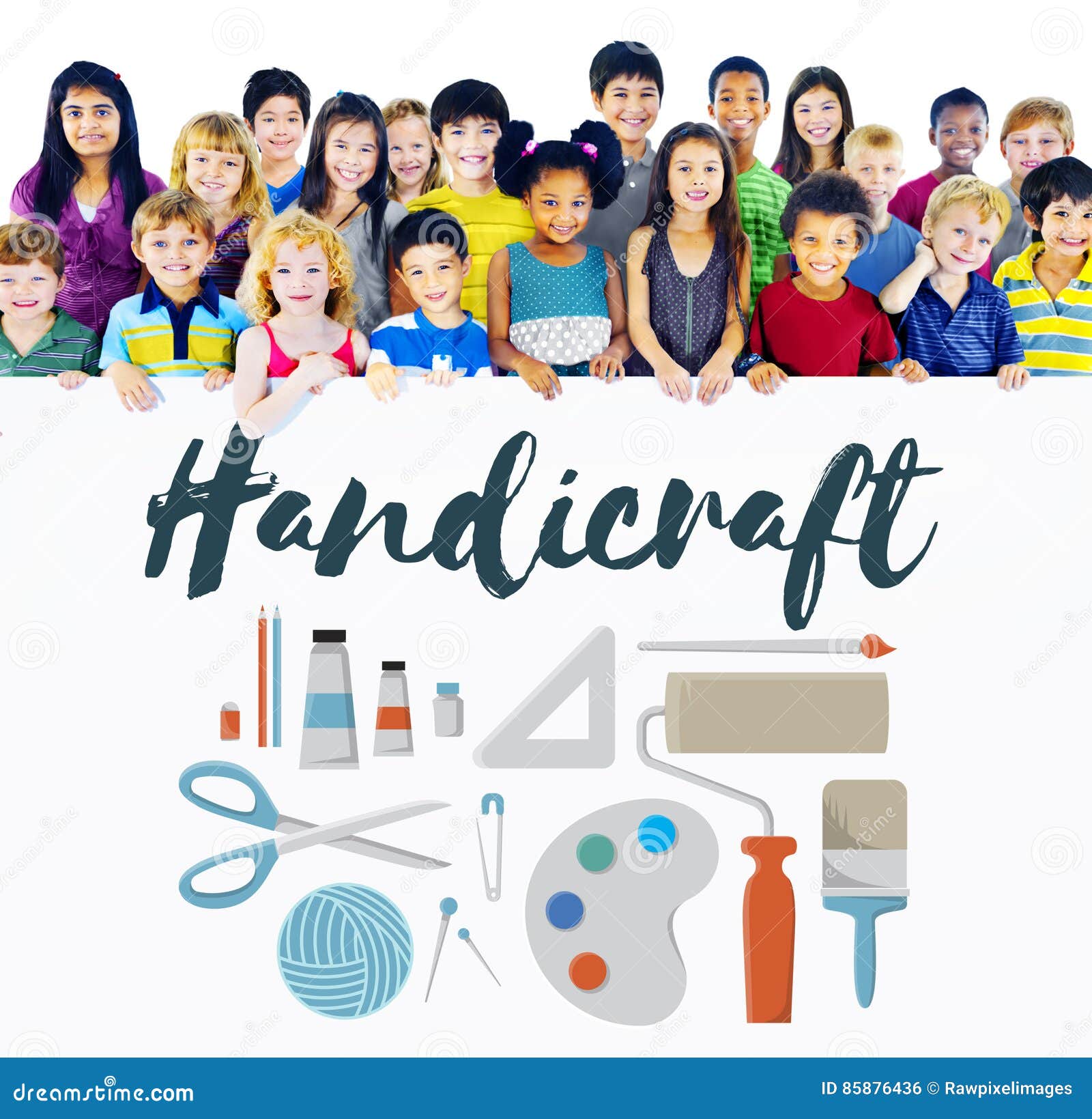 Handwerks-handgemachte Handarbeit Art Design Ideas Concept Stockfoto ...