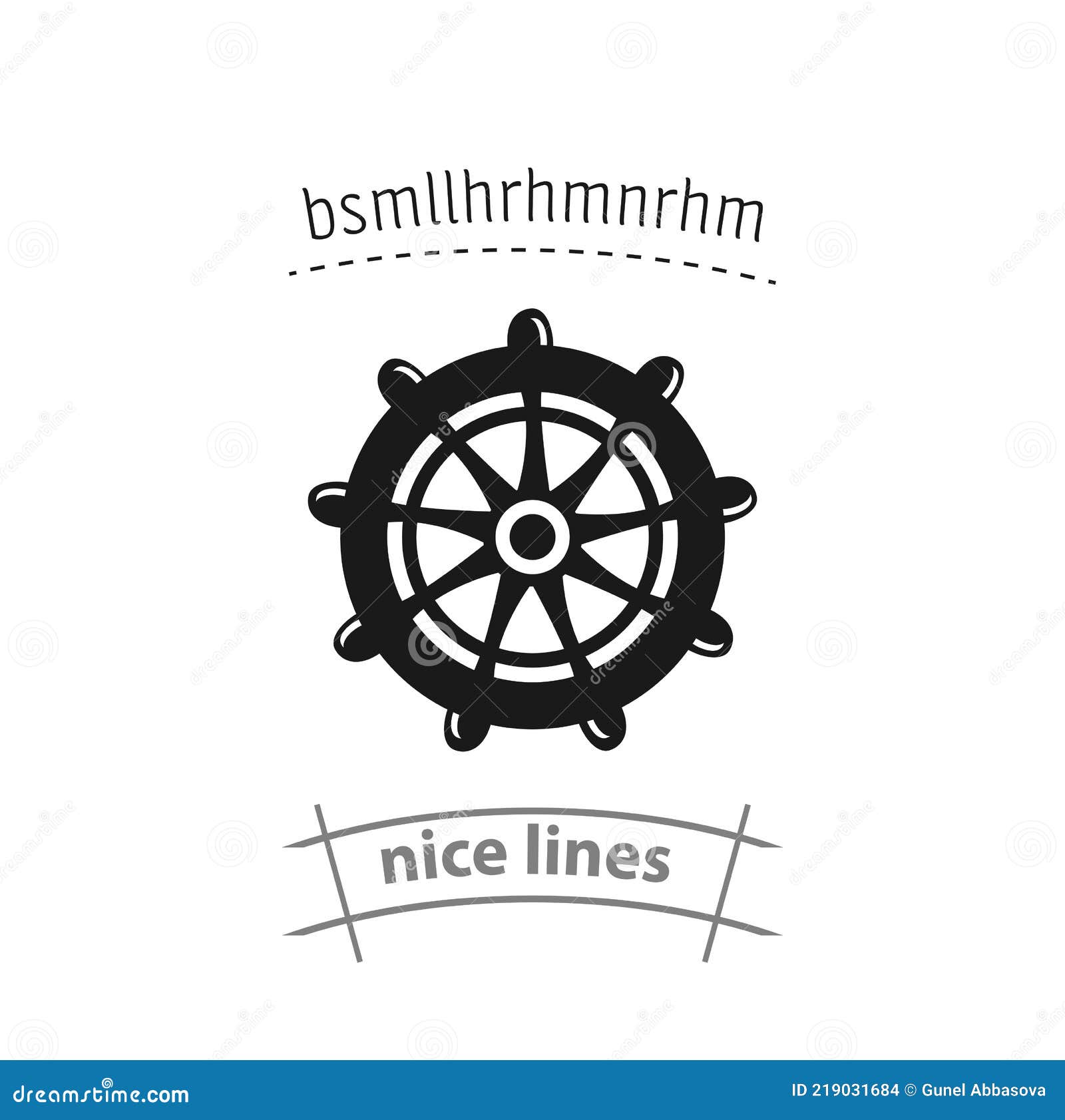 Handwheel Simple Icon. Handwheel Isolated Icon Stock Vector ...
