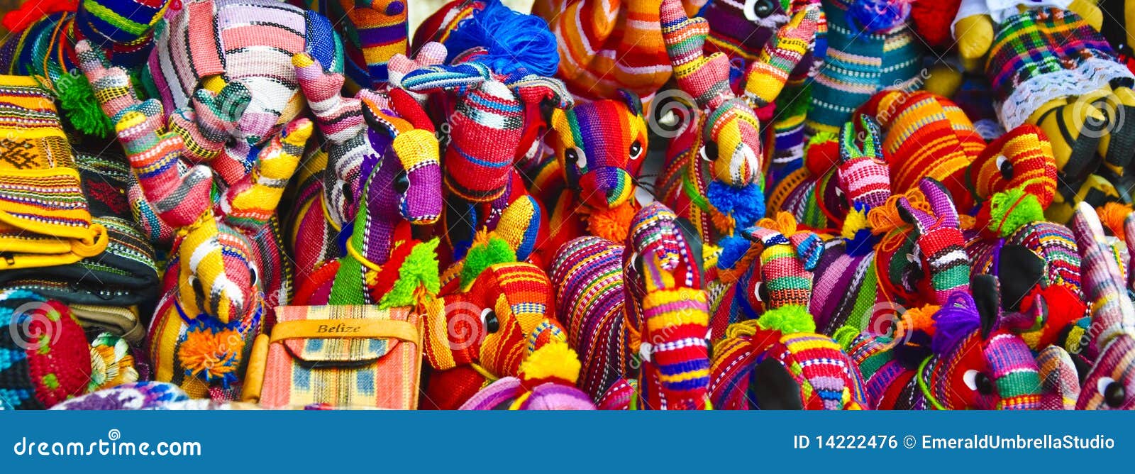 Handwoven Trinkets from Belize Stock Photo - Image of travel, wide ...