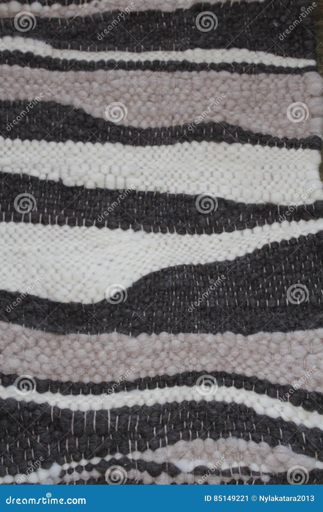 Handwoven wool rug stock image. Image of tunis, loom - 85149221