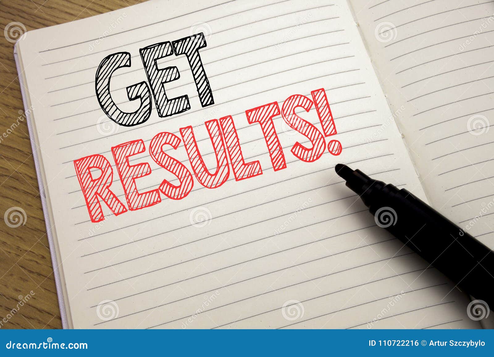 Handwriting Announcement Text Showing Get Results. Business Concept for ... Handwriting Announcement Text Showing Get Results. Business Concept for ...