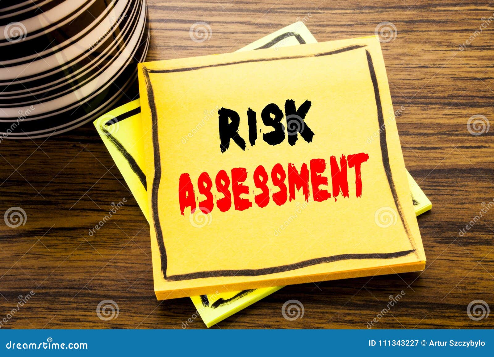 Handwriting Announcement Text Showing Risk Assessment. Business Concept ... Handwriting Announcement Text Showing Risk Assessment. Business Concept ...