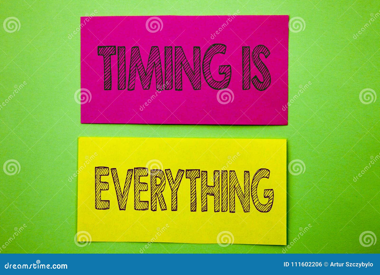 Handwriting Announcement Text Showing Timing is Everything. Conceptual ... Handwriting Announcement Text Showing Timing is Everything. Conceptual ...