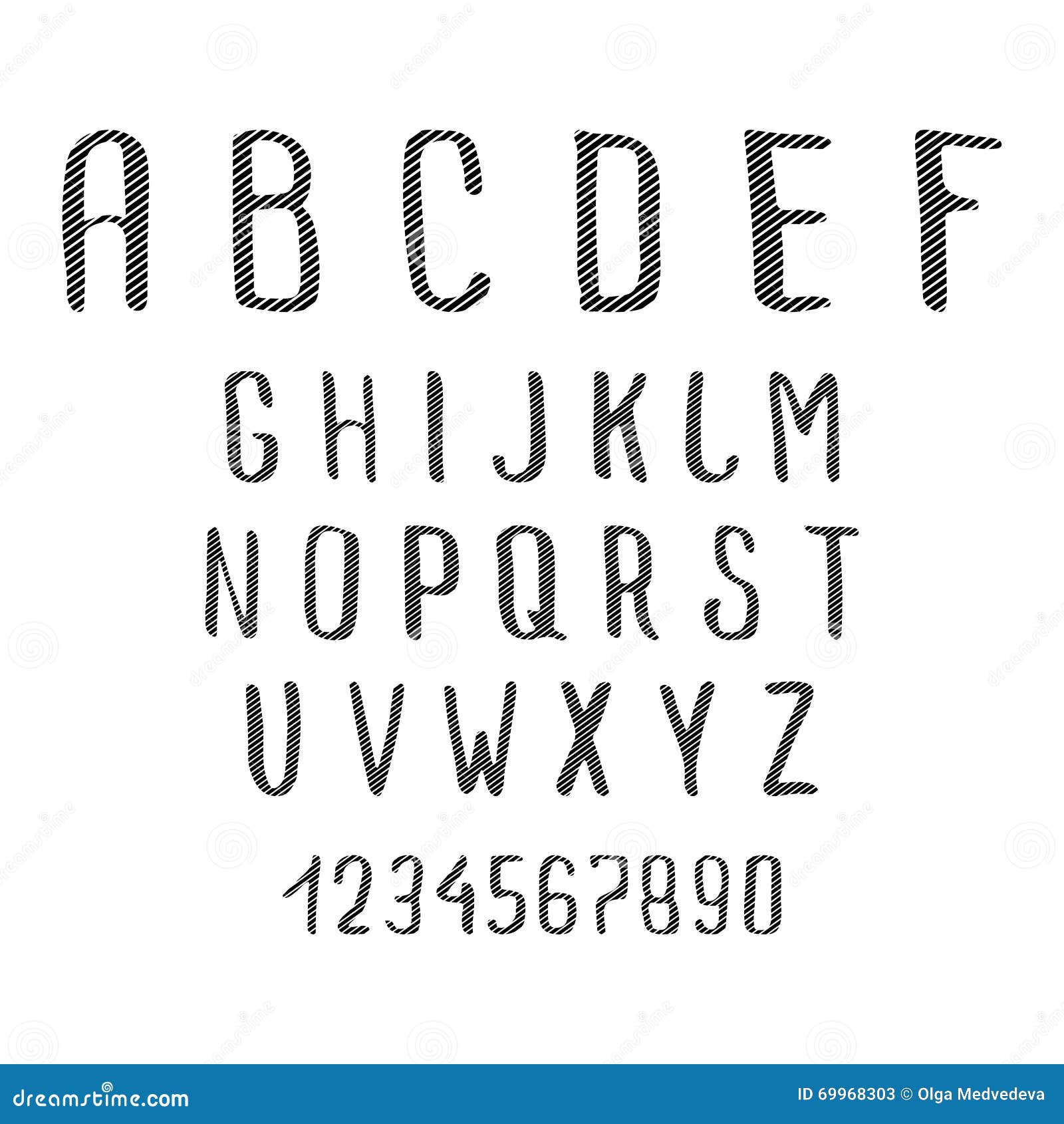 Handwriting Doodle Alphabet Stock Vector - Illustration of graphic ...