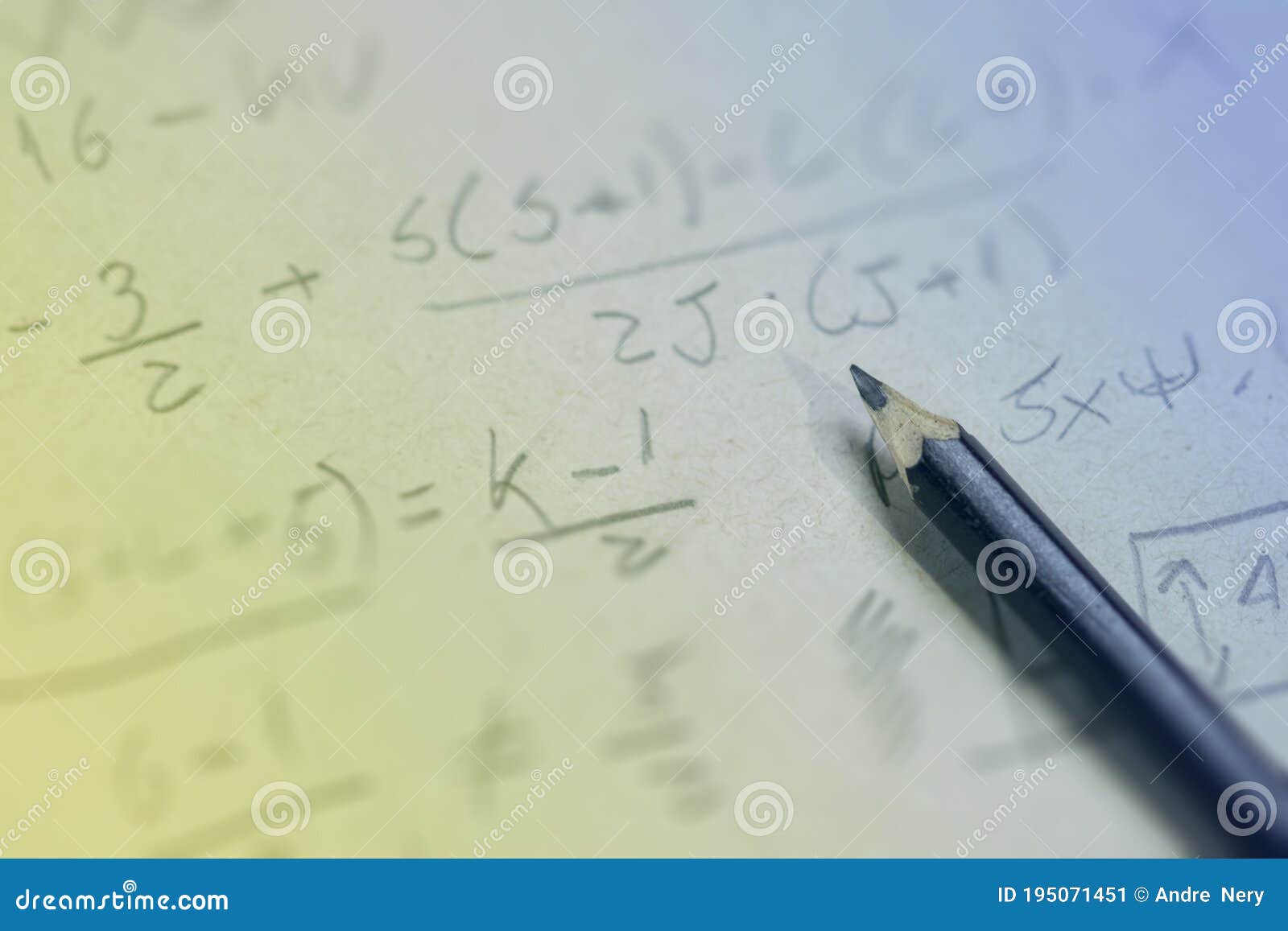 Handwriting Formula on a Paper with Pen. Business Success Concept Image ...