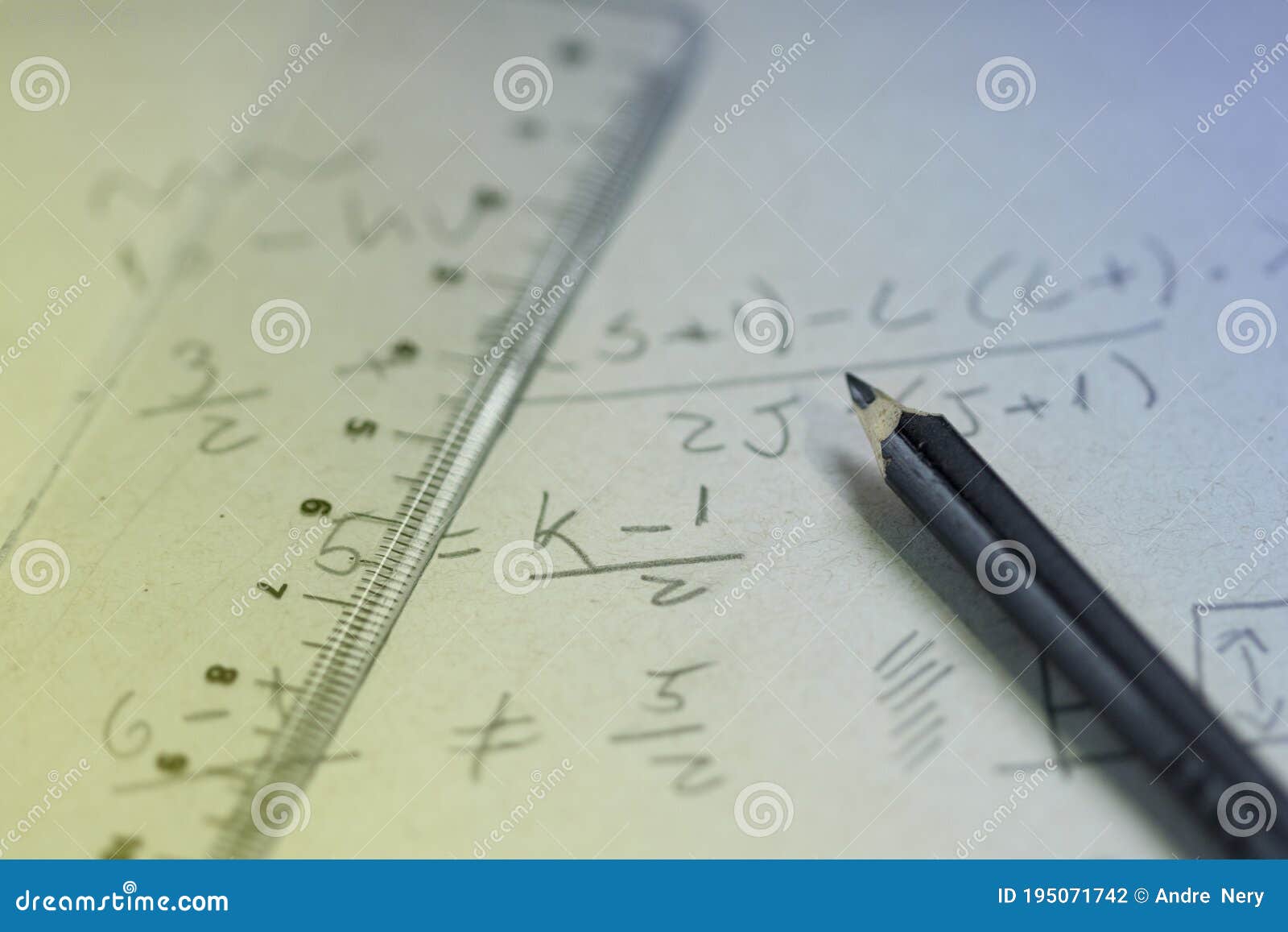Handwriting Formula on a Paper with Pen. Business Success Concept Image ...