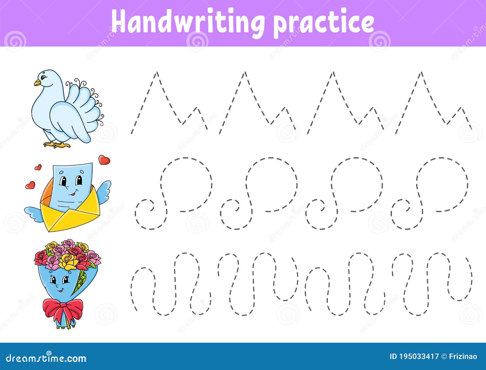 Handwriting Pactice. Education Developing Worksheet. Activity Page ...