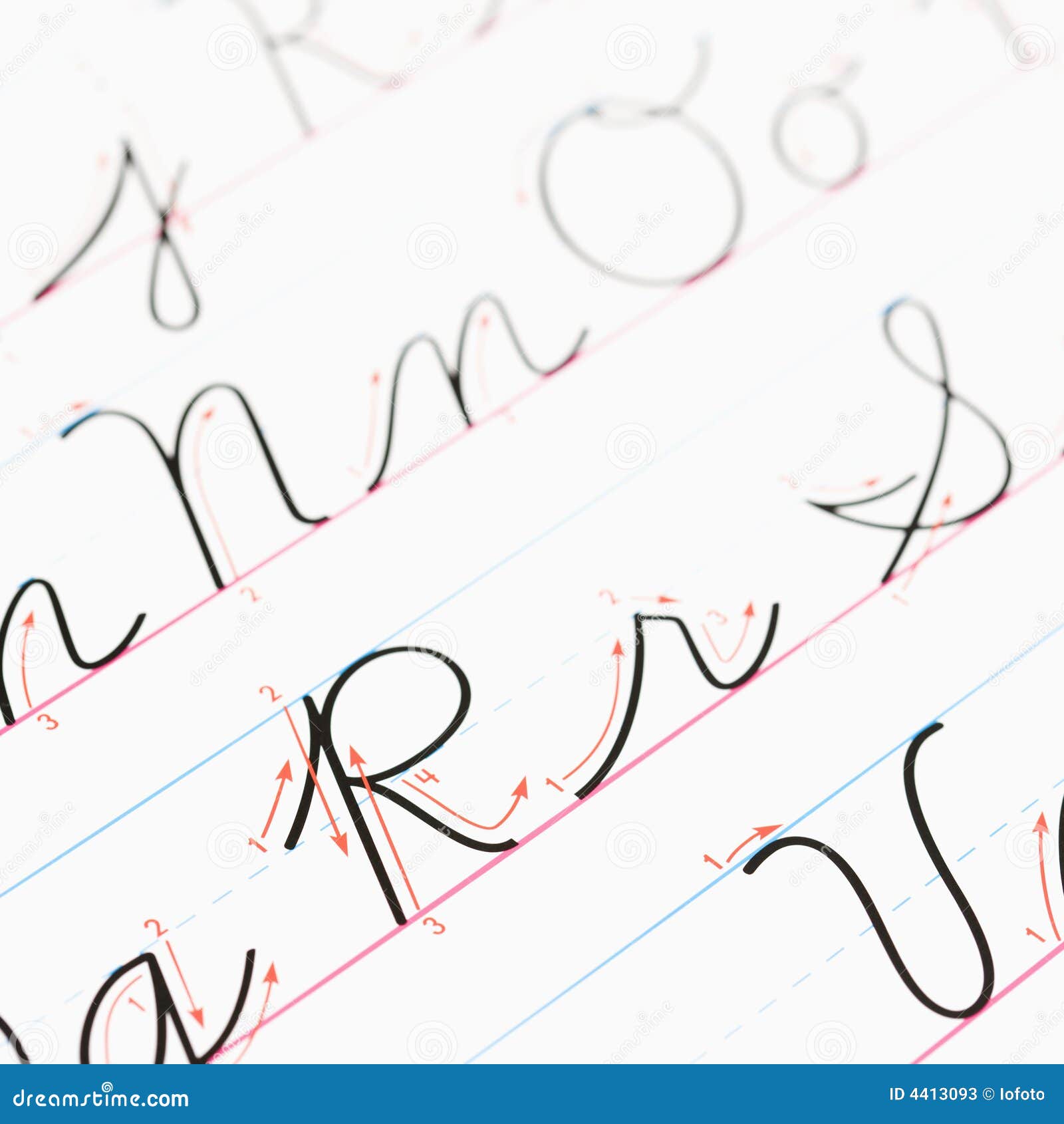 Cursive Handwriting. Royalty-Free Stock Photography | CartoonDealer.com ...