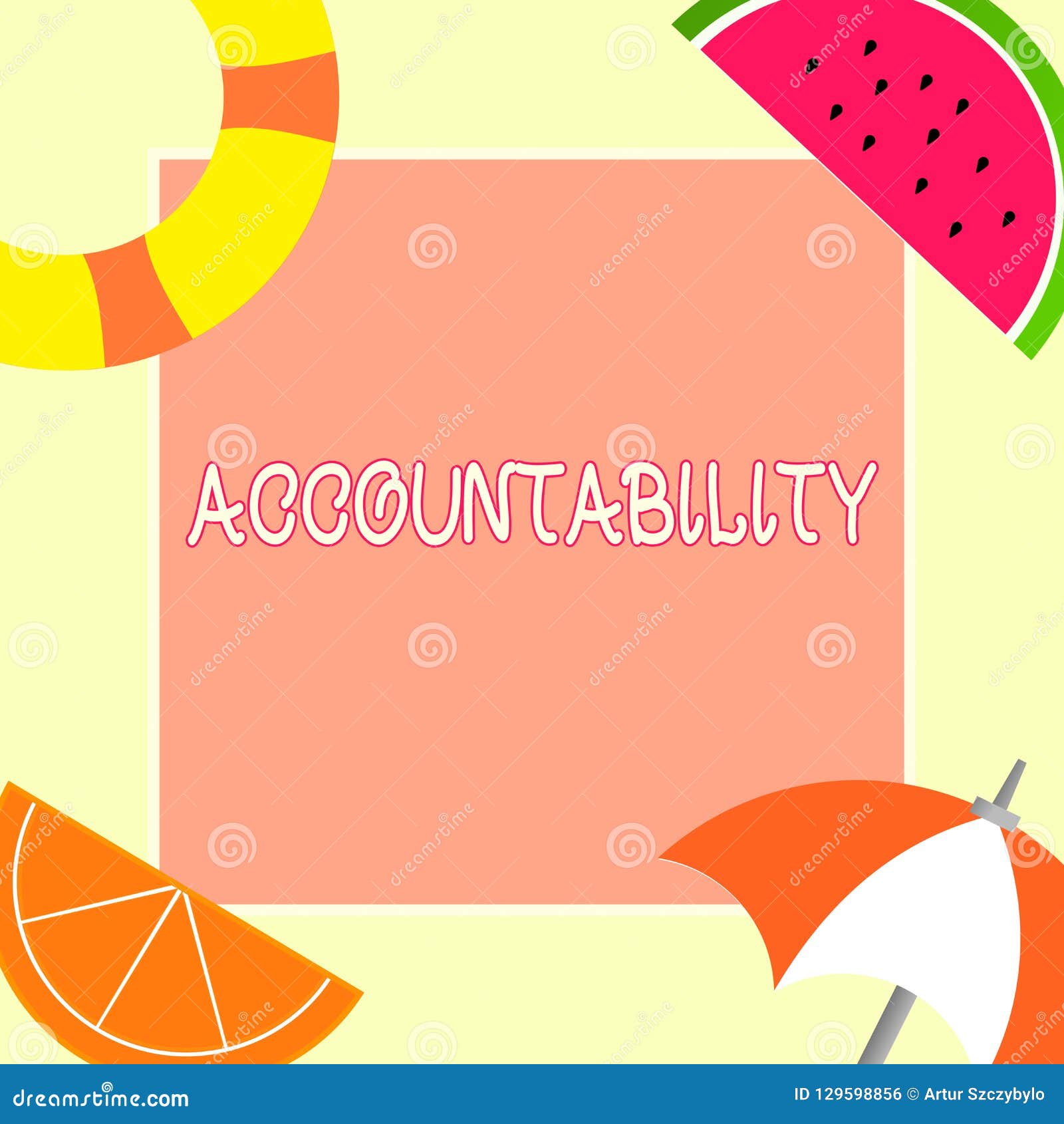 Handwriting Text Accountability. Concept Meaning State of Being ...