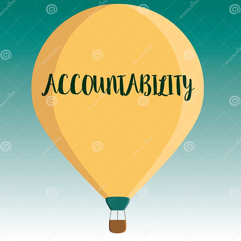 Handwriting Text Accountability. Concept Meaning State of Being ...