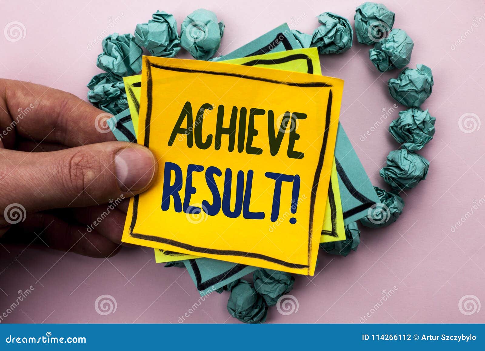 Handwriting Text Achieve Result Motivational Call. Concept Meaning ... Handwriting Text Achieve Result Motivational Call. Concept Meaning ...