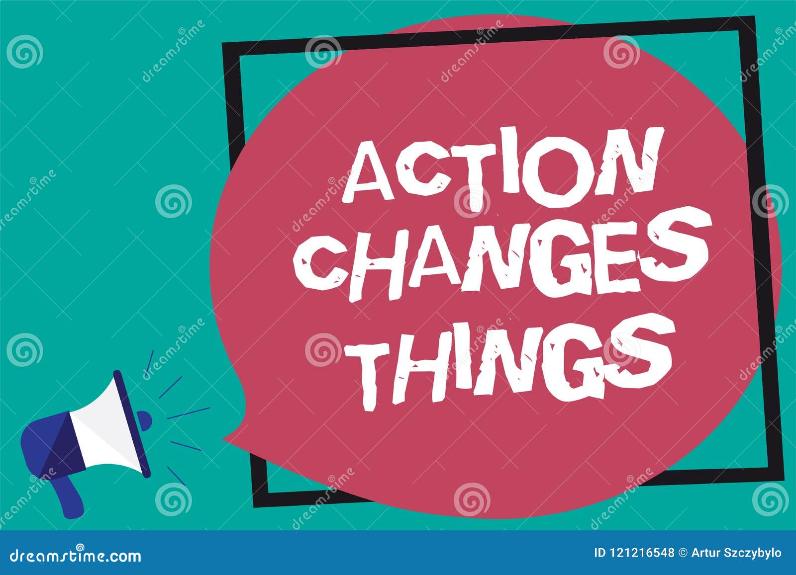 Handwriting Text Action Changes Things. Concept Meaning Doing Something ...