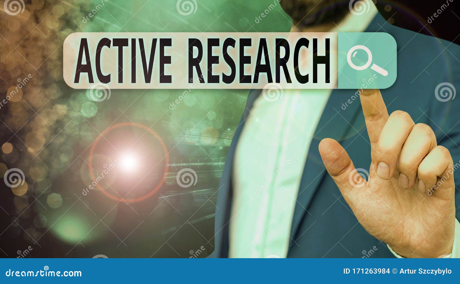 Handwriting Text Active Research. Concept Meaning Simultaneous Process ...