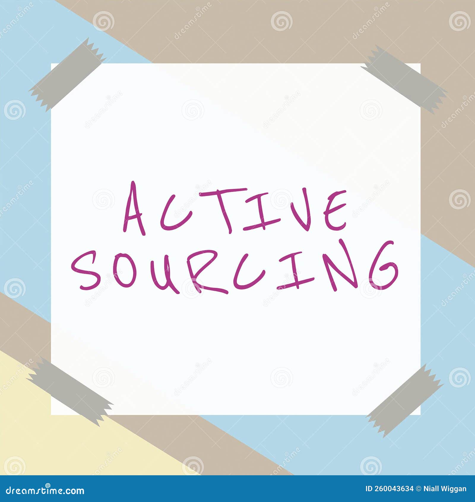 Text Sign Showing Active Sourcing. Business Idea Educational Programs ...