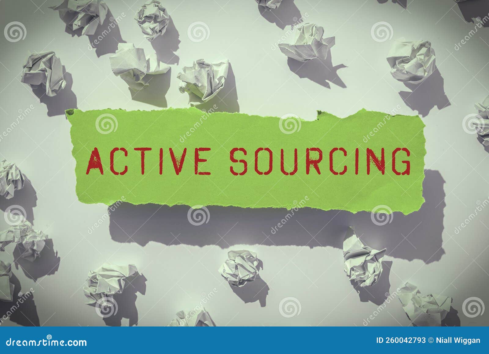 Handwriting Text Active Sourcing. Conceptual Photo Educational Programs ...