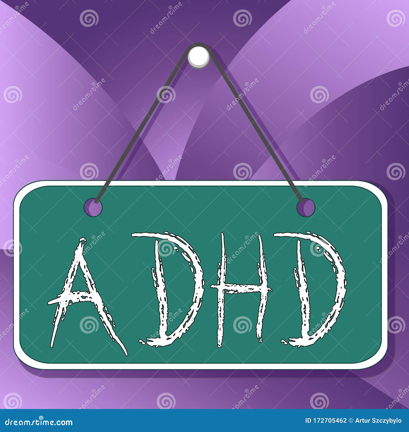 Handwriting Text Adhd. Concept Meaning Mental Health Disorder of ... Handwriting Text Adhd. Concept Meaning Mental Health Disorder of ...