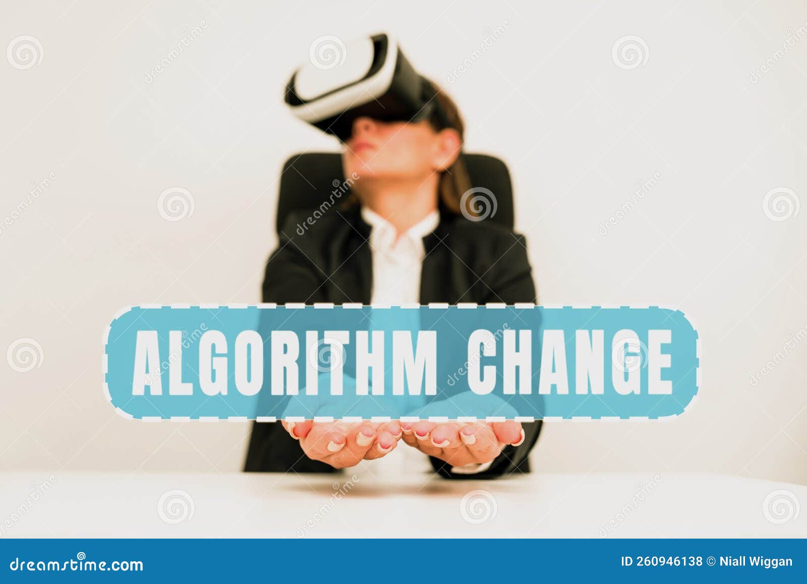 Handwriting Text Algorithm Change. Business Concept Change in Procedure Designed To Perform an ...