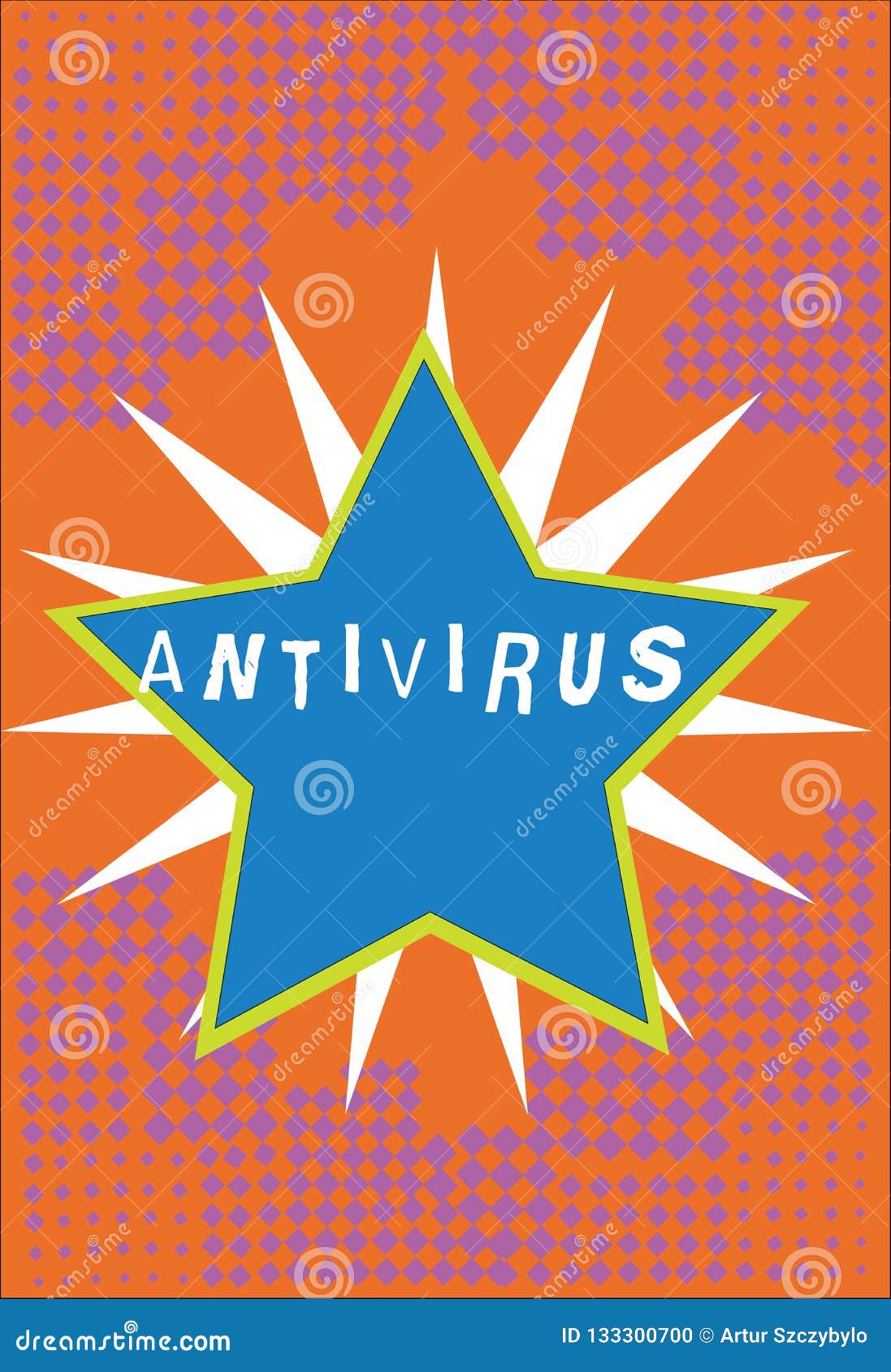 Handwriting Text Antivirus. Concept Meaning Software Designed To Detect ...