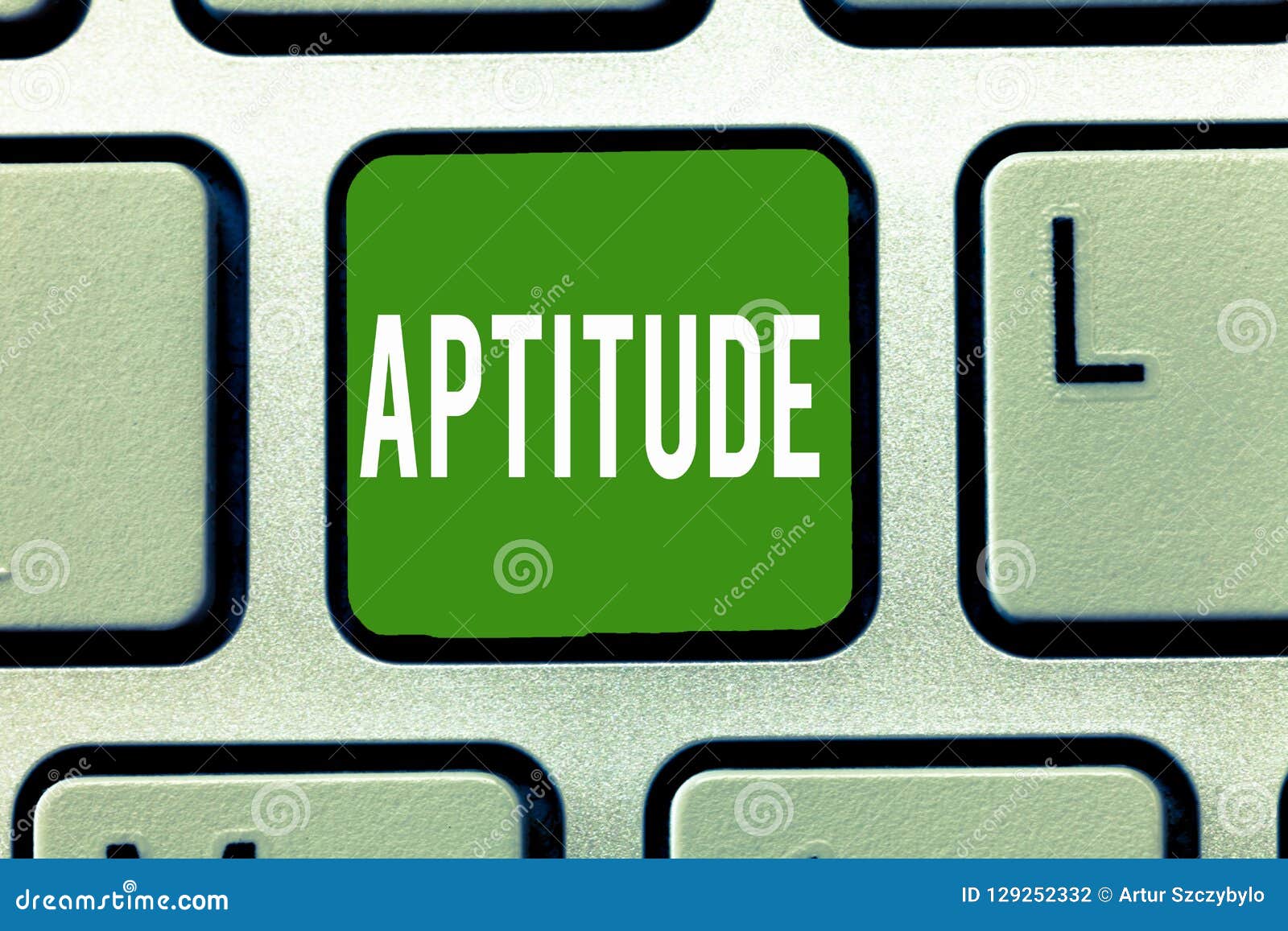 Handwriting Text Aptitude. Concept Meaning Natural Ability Tendency To ...