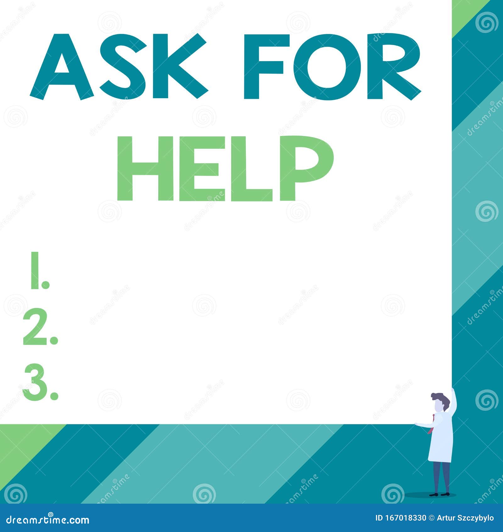 Handwriting Text Ask for Help. Concept Meaning Request To Support ...