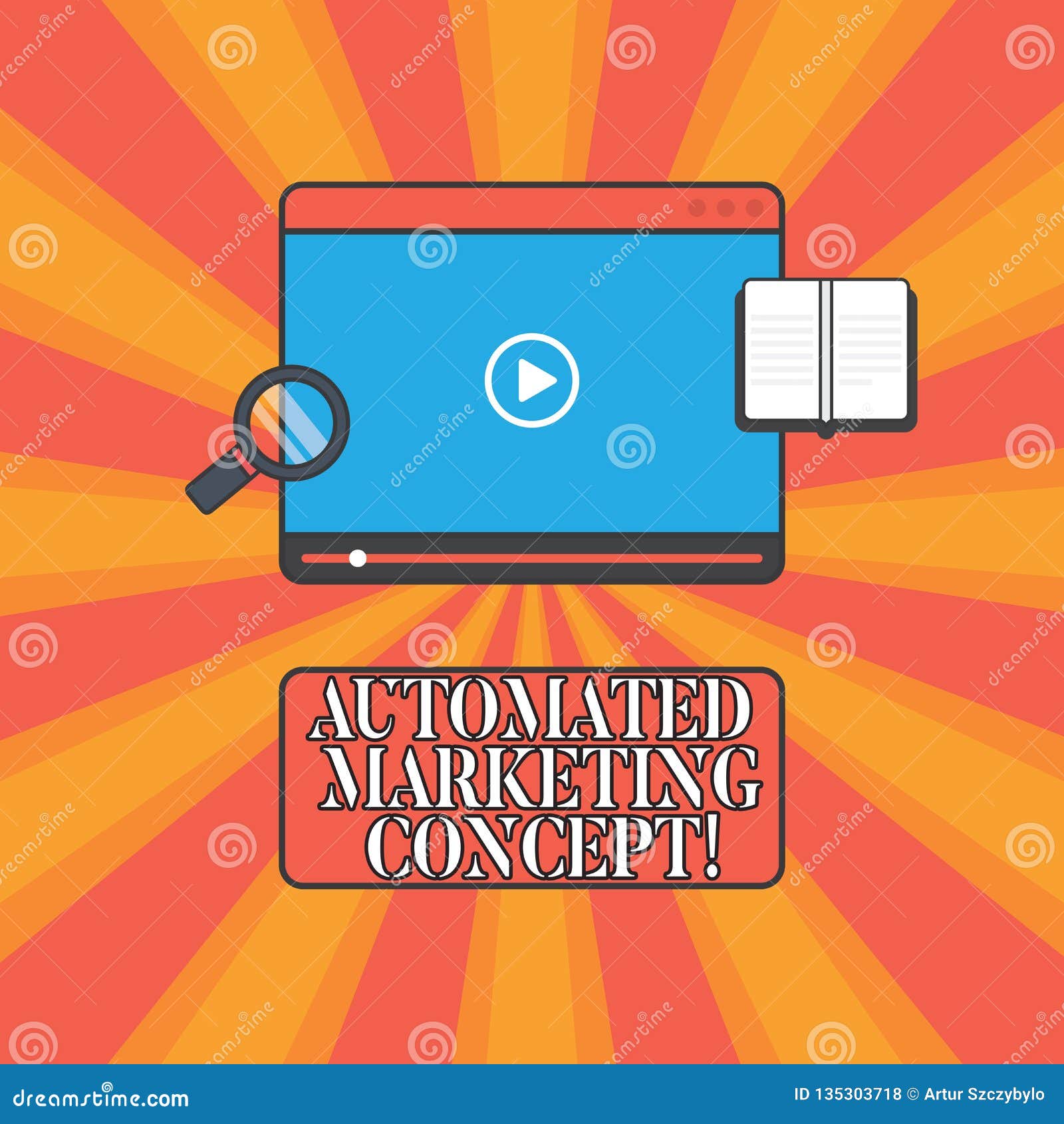 Handwriting Text Automated Marketing Concept. Concept Meaning Automate ... Handwriting Text Automated Marketing Concept. Concept Meaning Automate ...