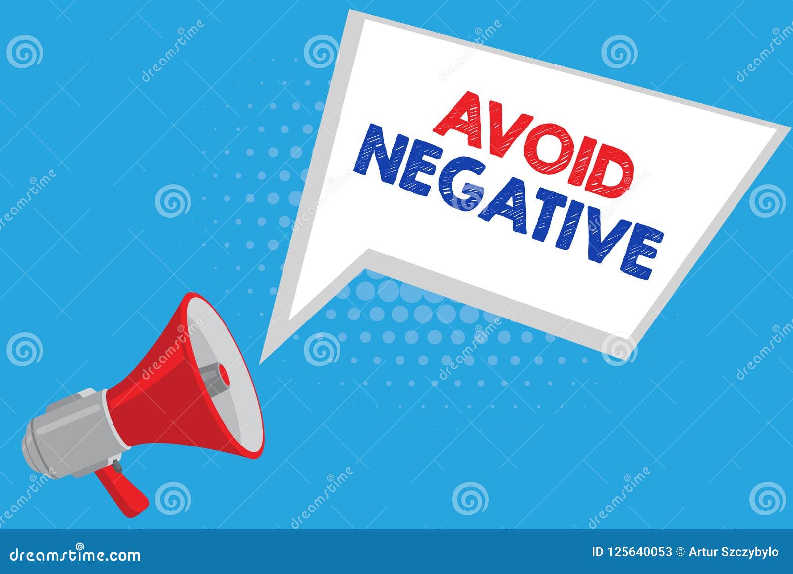 Avoid Negative People Cartoon Illustration | CartoonDealer.com #63200563