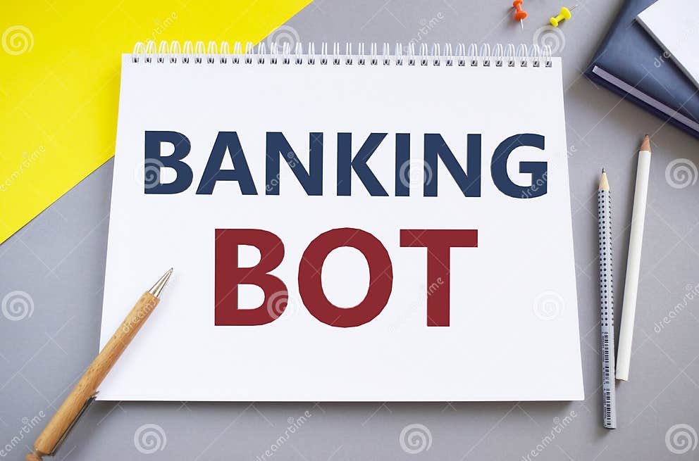 Handwriting Text Banking Bot. Concept Meaning Application that Runs ...
