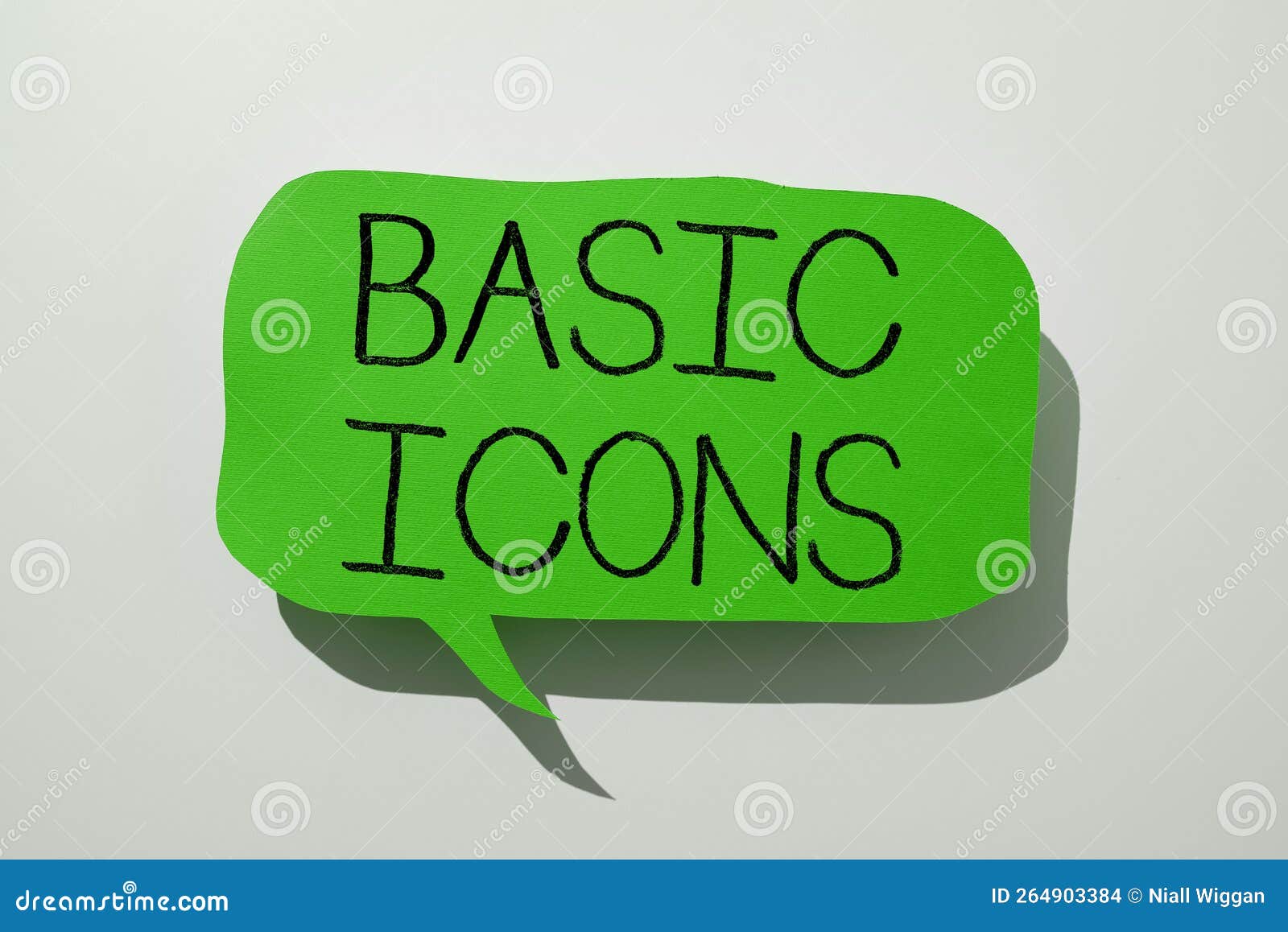 Handwriting Text Basic Icons. Concept Meaning Pictogram or Ideogram ...