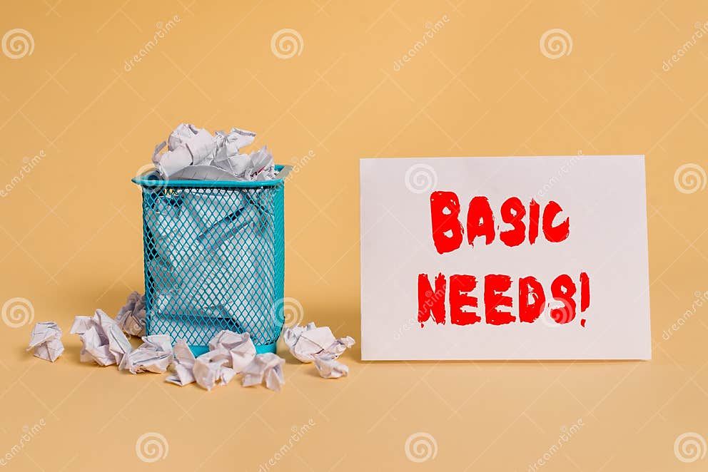 Handwriting Text Basic Needs. Concept Meaning Measurement of Absolute ...