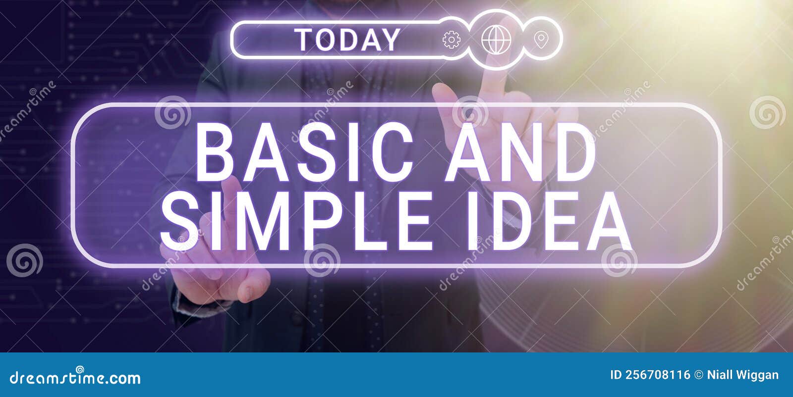 Handwriting Text Basic and Simple Idea. Word Written on Plain Mental ...