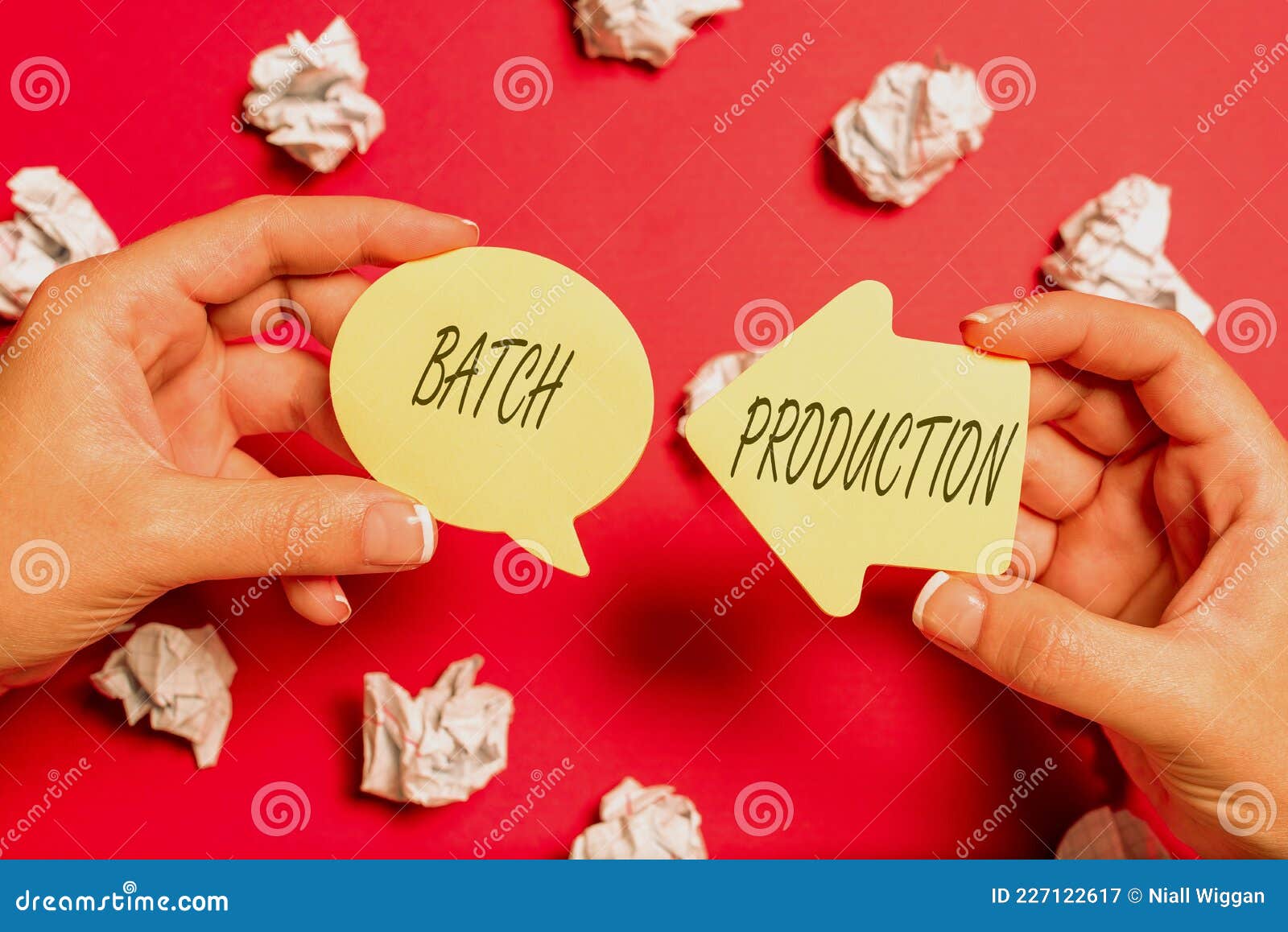 Batch Production Process With CNC Wood Router Royalty-Free Stock ...