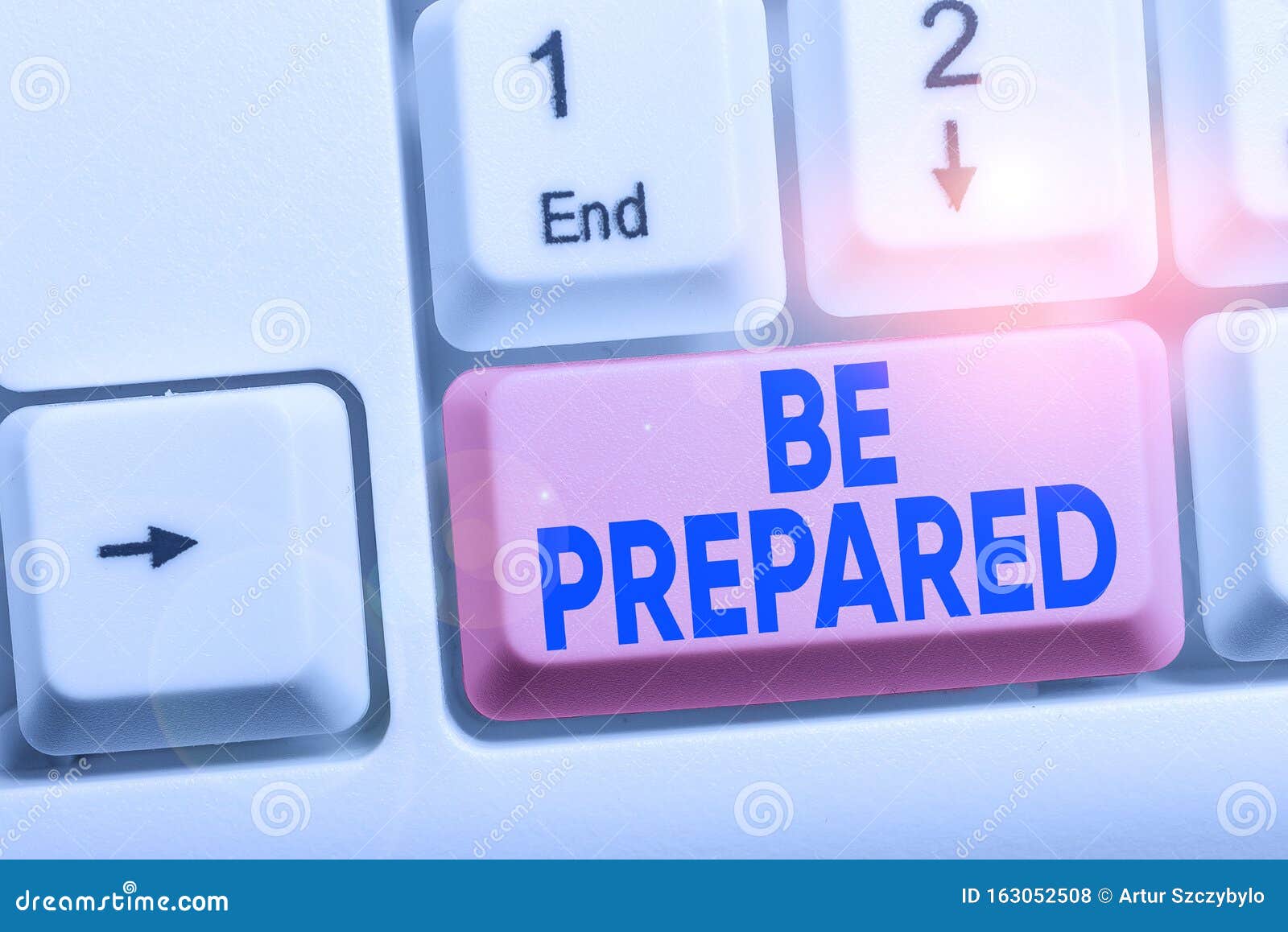 Handwriting Text Be Prepared. Concept Meaning To Make Ready Beforehand ...