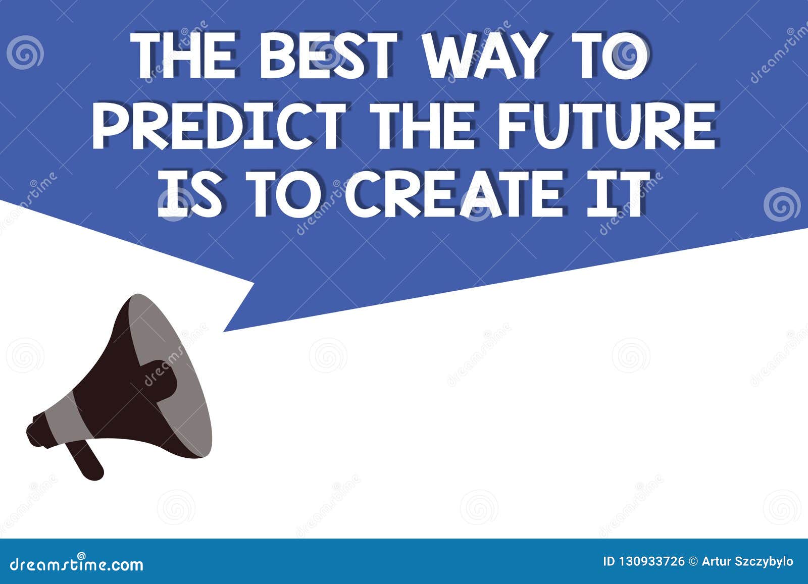 Handwriting Text the Best Way To Predict the Future is To Create it ...