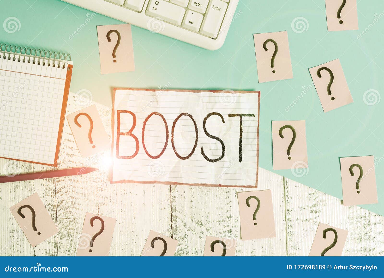 Handwriting Text Boost. Concept Meaning a Source of Help or ...