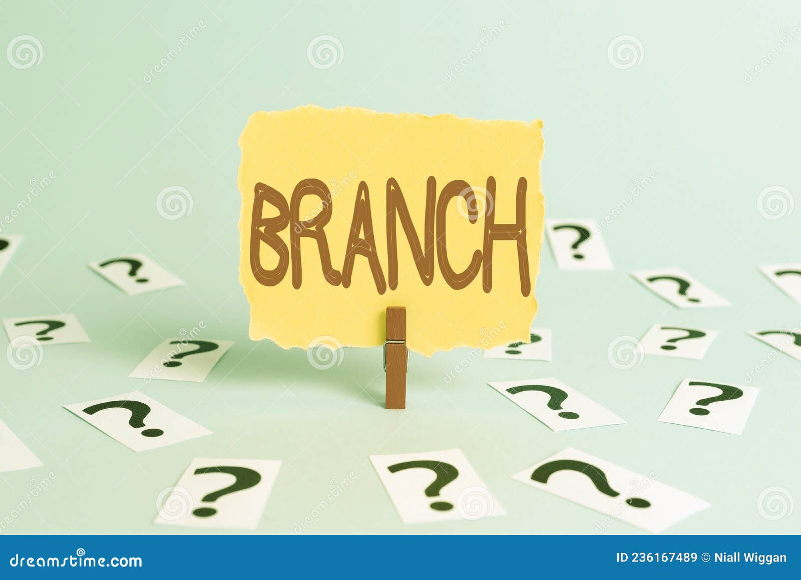 Handwriting Text Branch. Concept Meaning a Part of a Tree Which Grows ...