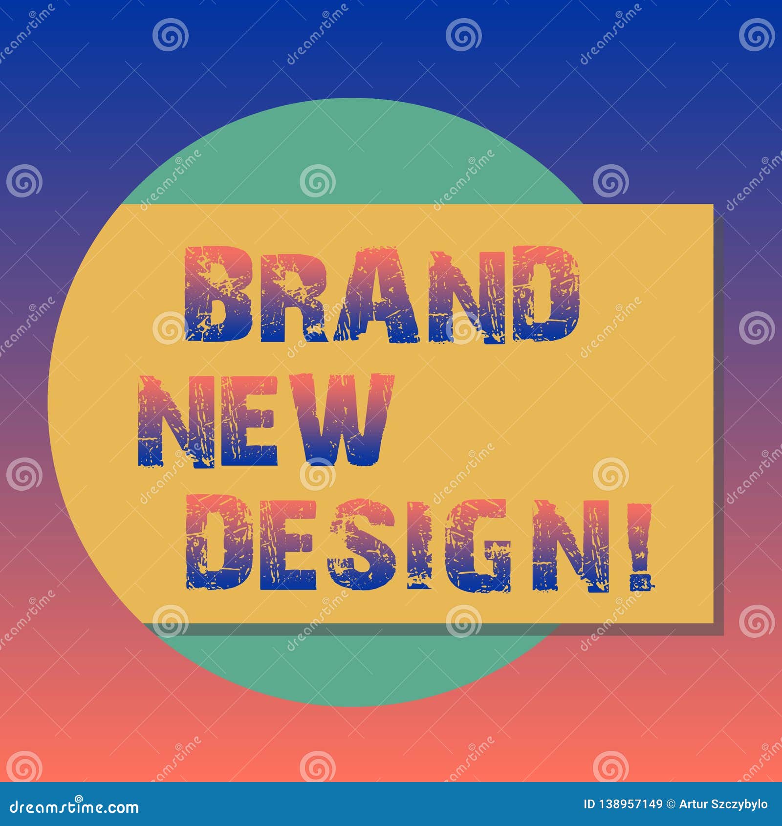 Handwriting Text Brand New Design. Concept Meaning Something or Product ...